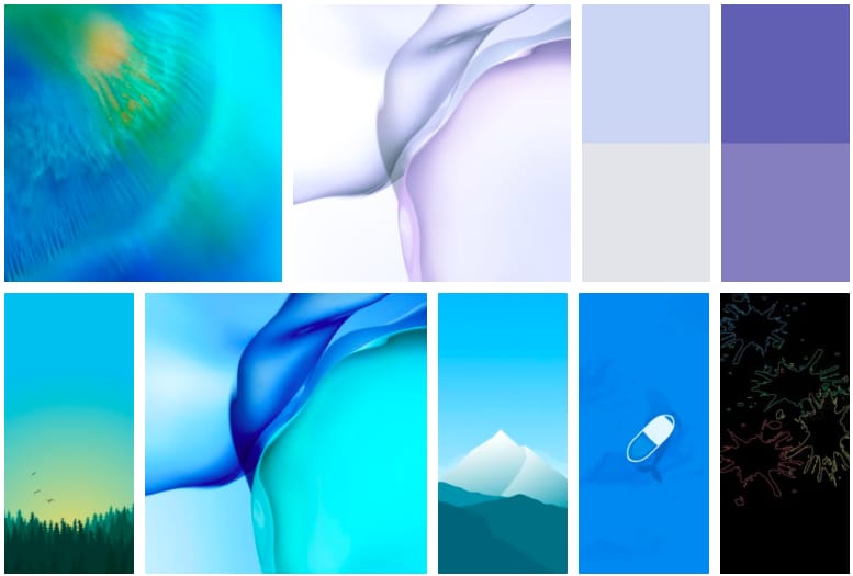 [ZIP] Huawei P40 / P40 Pro Official wallpapers (11525x3218 pixel)